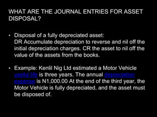 Asset disposal | PPT
