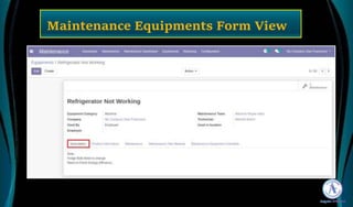 Asset Equipment Maintenance, Machine Repair/Maintenance, Auto parts ...