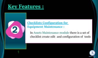 Asset Equipment Maintenance, Machine Repair/Maintenance, Auto parts ...