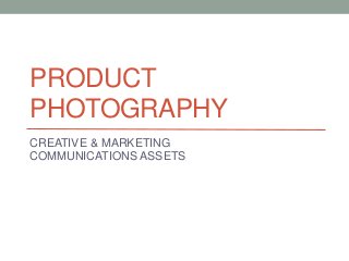 Branding, creative, lead generation asset examples | PPT