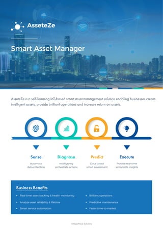 AsseteZe - Smart Asset Manager - Brochure by RapidValue | PDF