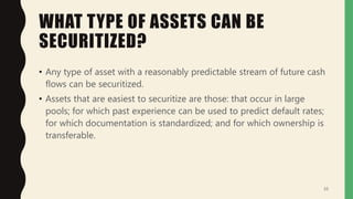 Asset finance securitization | PPT