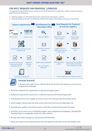 Asset finance systems projects guide 101 | PDF