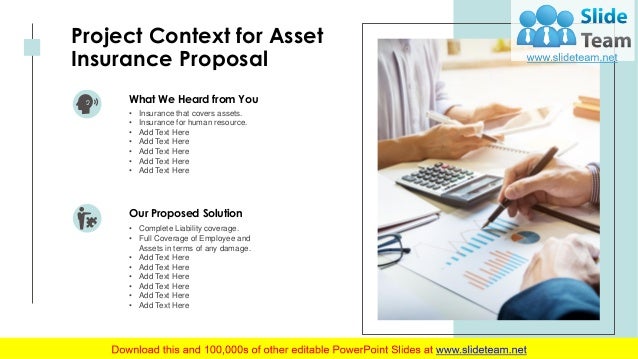 Asset Insurance Proposal PowerPoint Presentation Slides