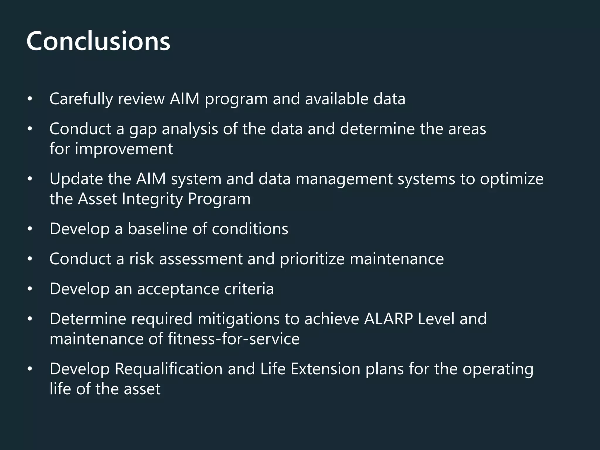 Asset Integrity Management for purpose-built FPSOs and subsea system ...