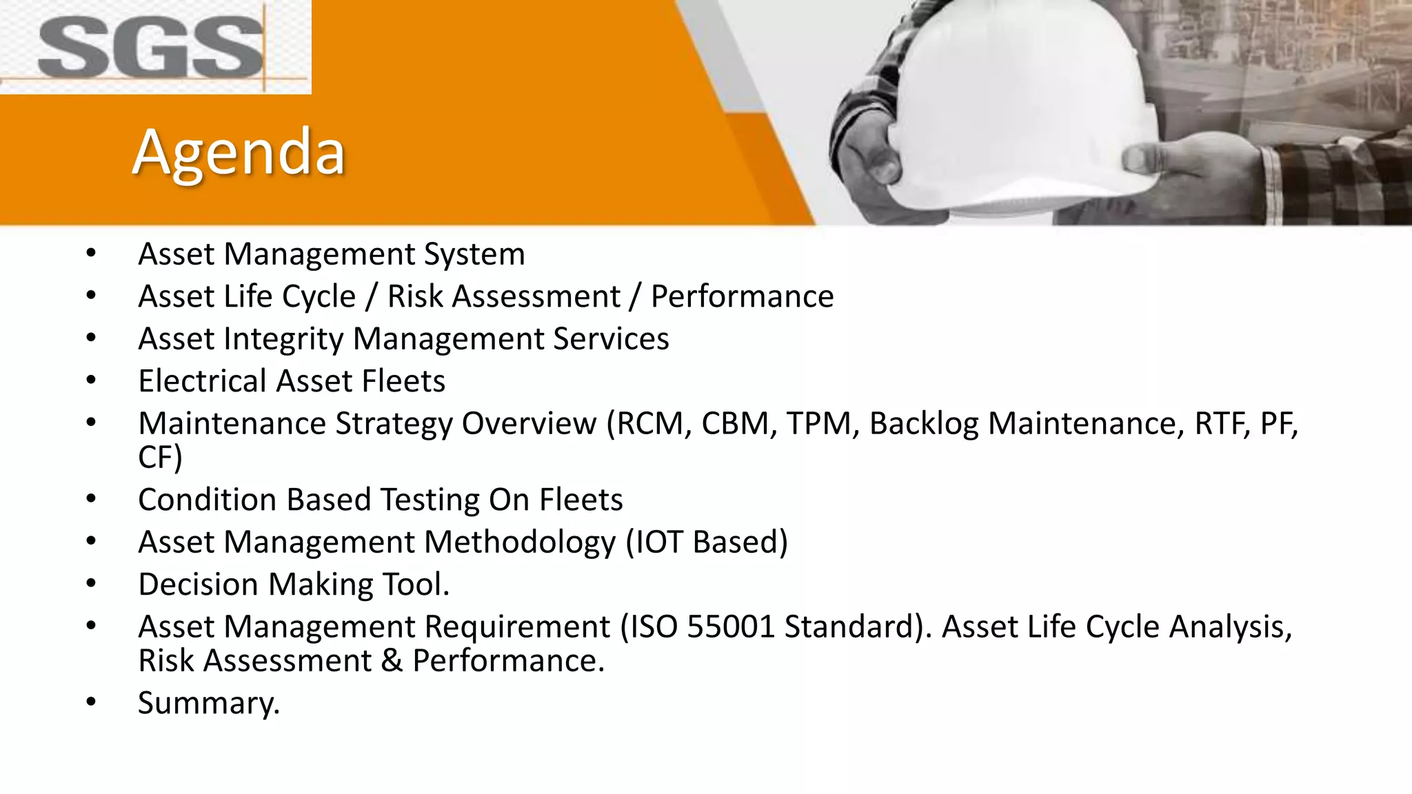 Asset Integrity _ Asset Managment ISO 55001 Certification | PPTX