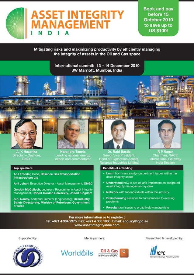 Asset Integrity Management Summit India | PDF