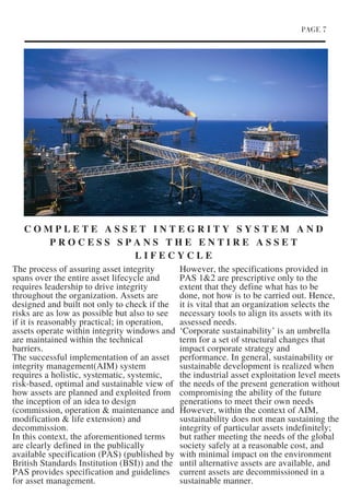 Asset Integrity Management | Arrelic Insights | PDF