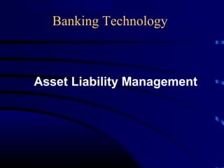 Asset liability management | PPT