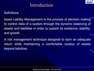 Asset liability management | PPT