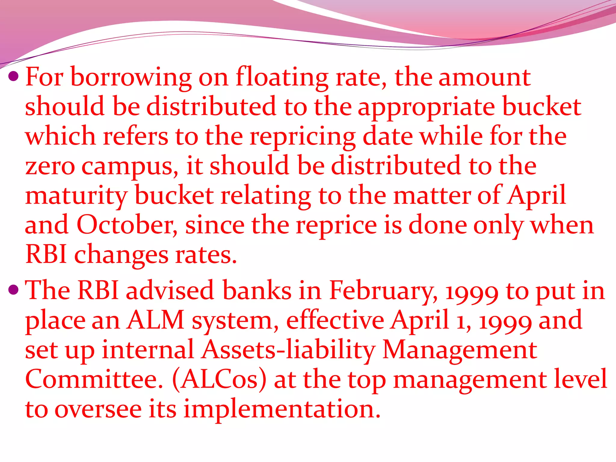 asset liability mgt in commercial banks.pptx | Stocks and Bonds | Personal Investing