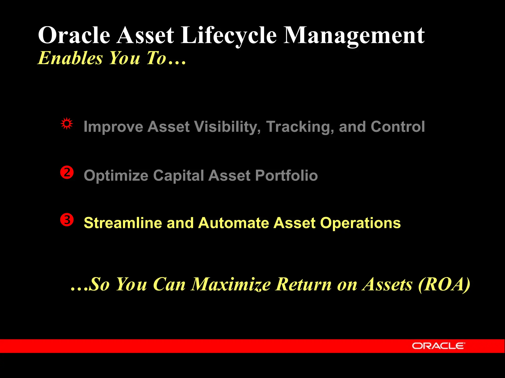 Asset Mngt Life Cycle Process and Details | PPT
