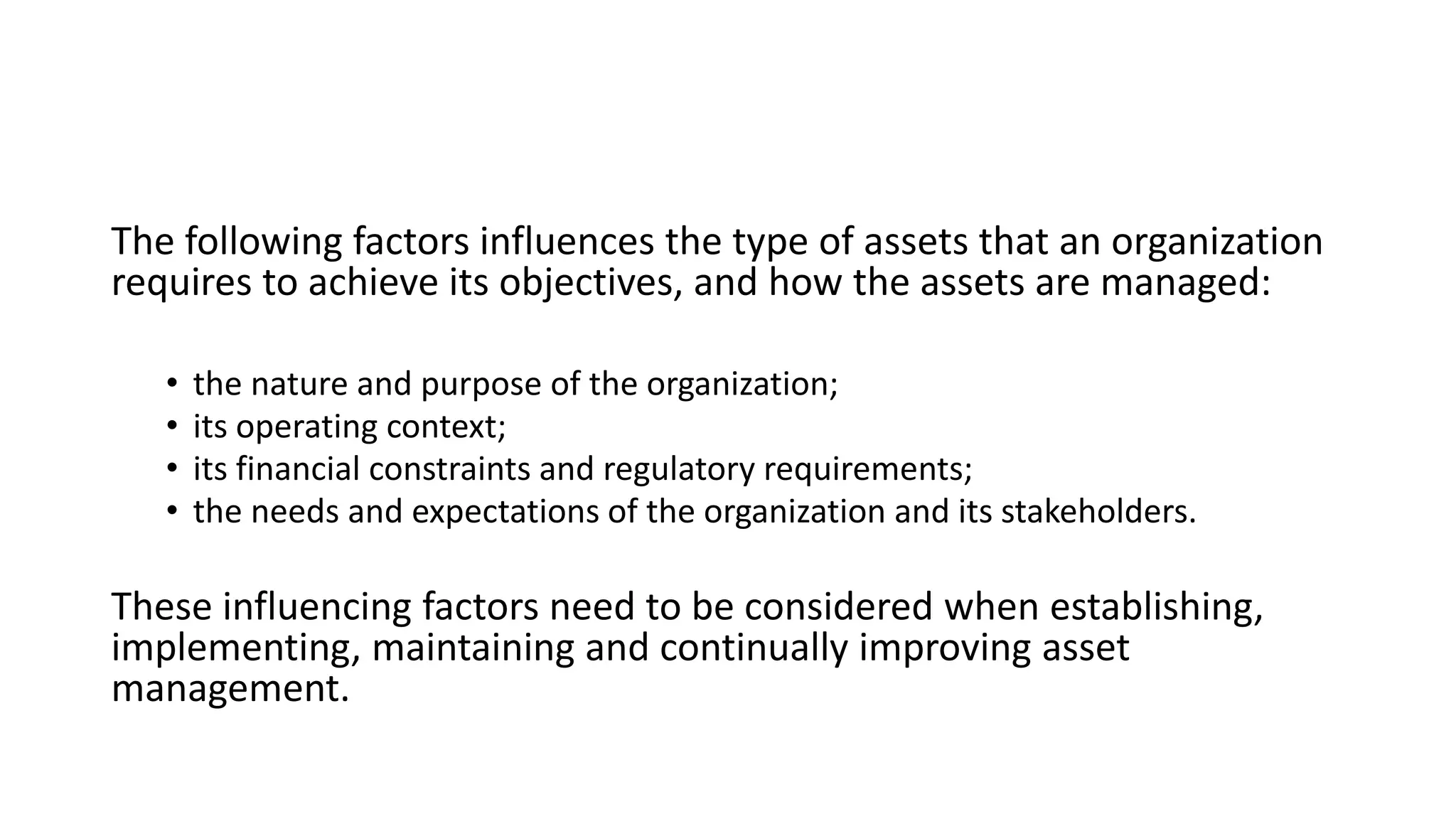 Asset management | PDF