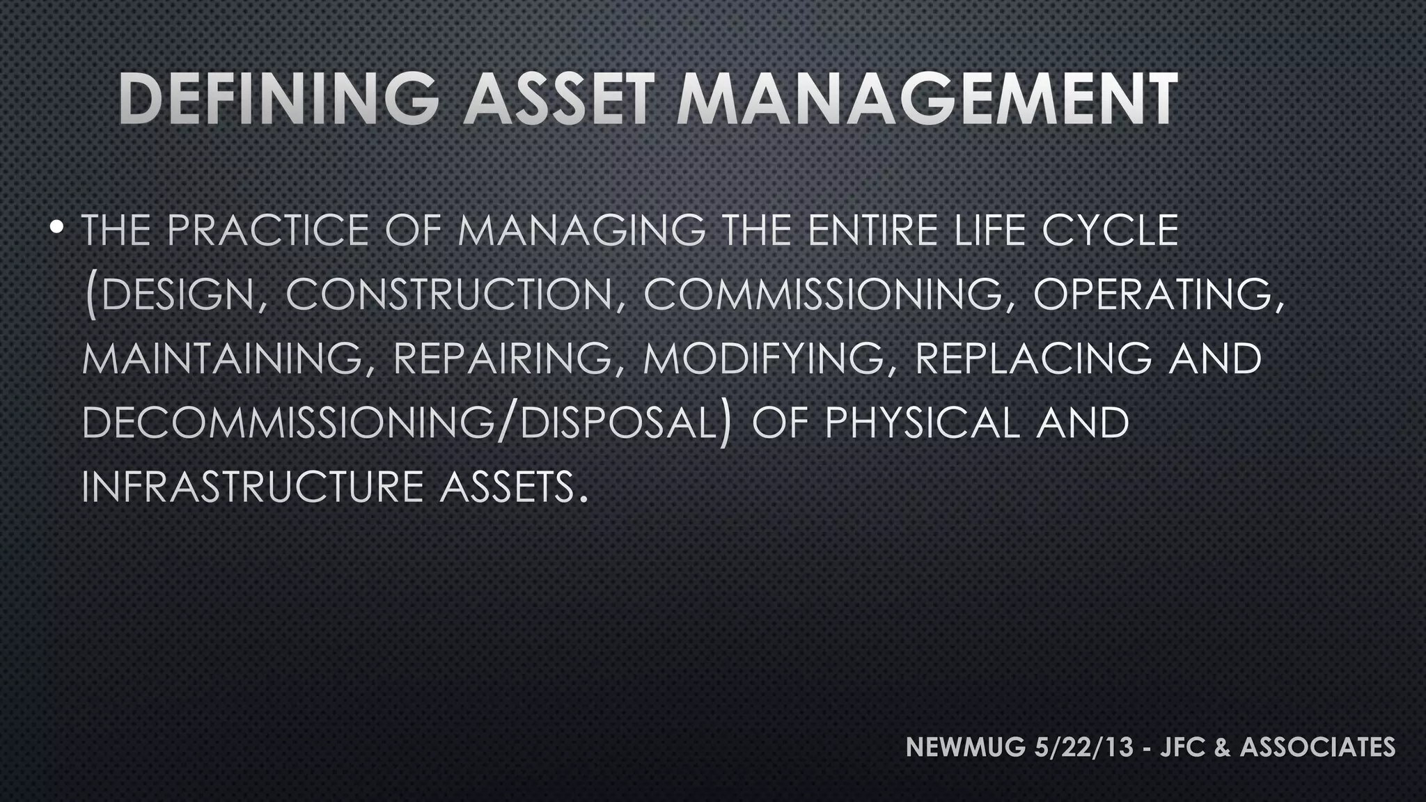 Asset Management Best Practices | PPT