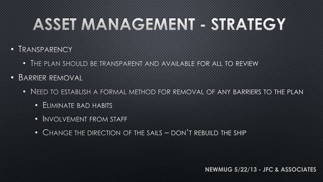 Asset Management Best Practices | PPT