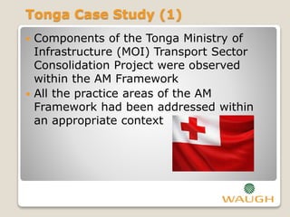 Asset Management for Developing Countries PWWA Noumea August 2018 ...