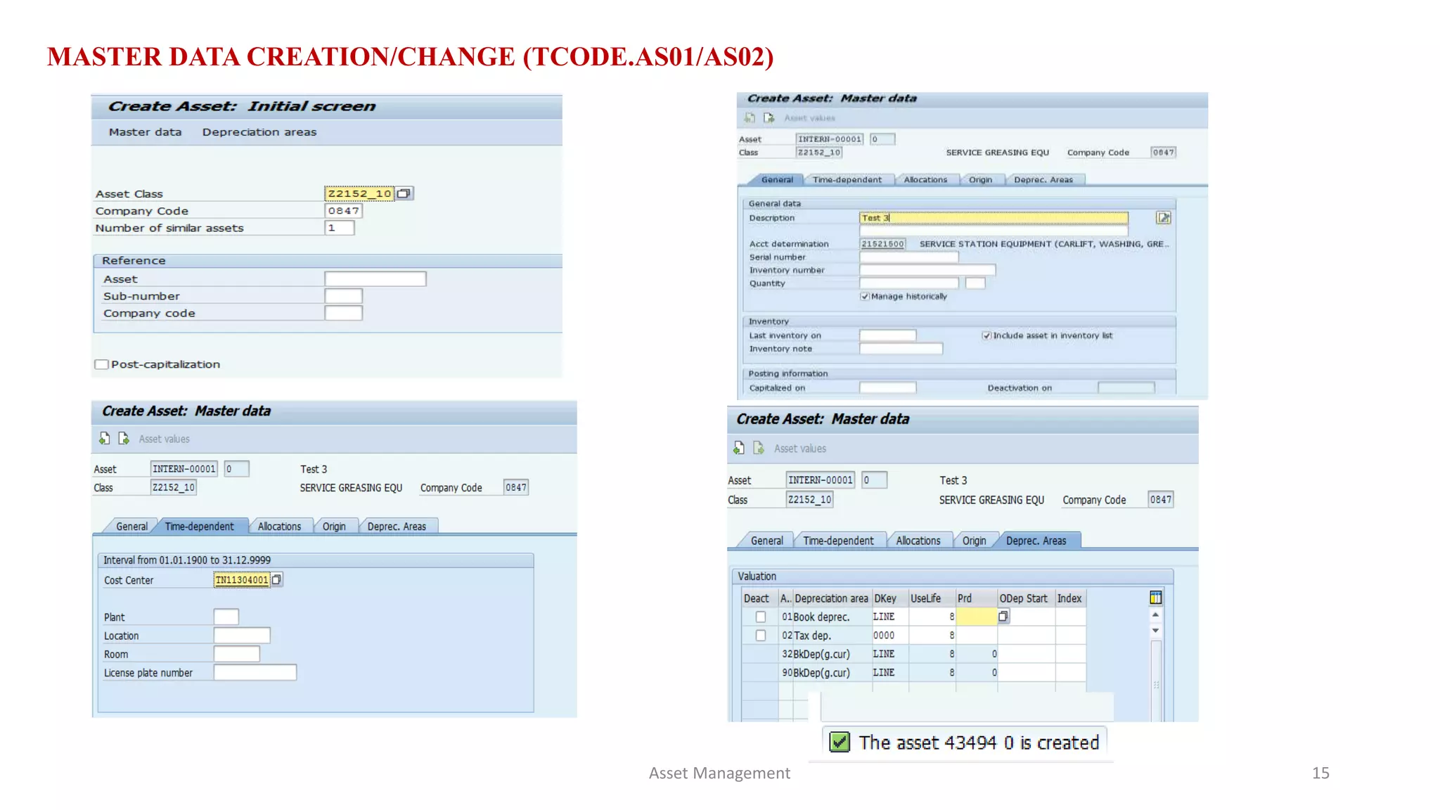 Asset management in sap | PPTX
