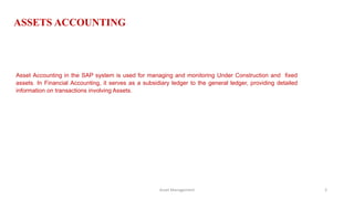 Asset management in sap | PPTX