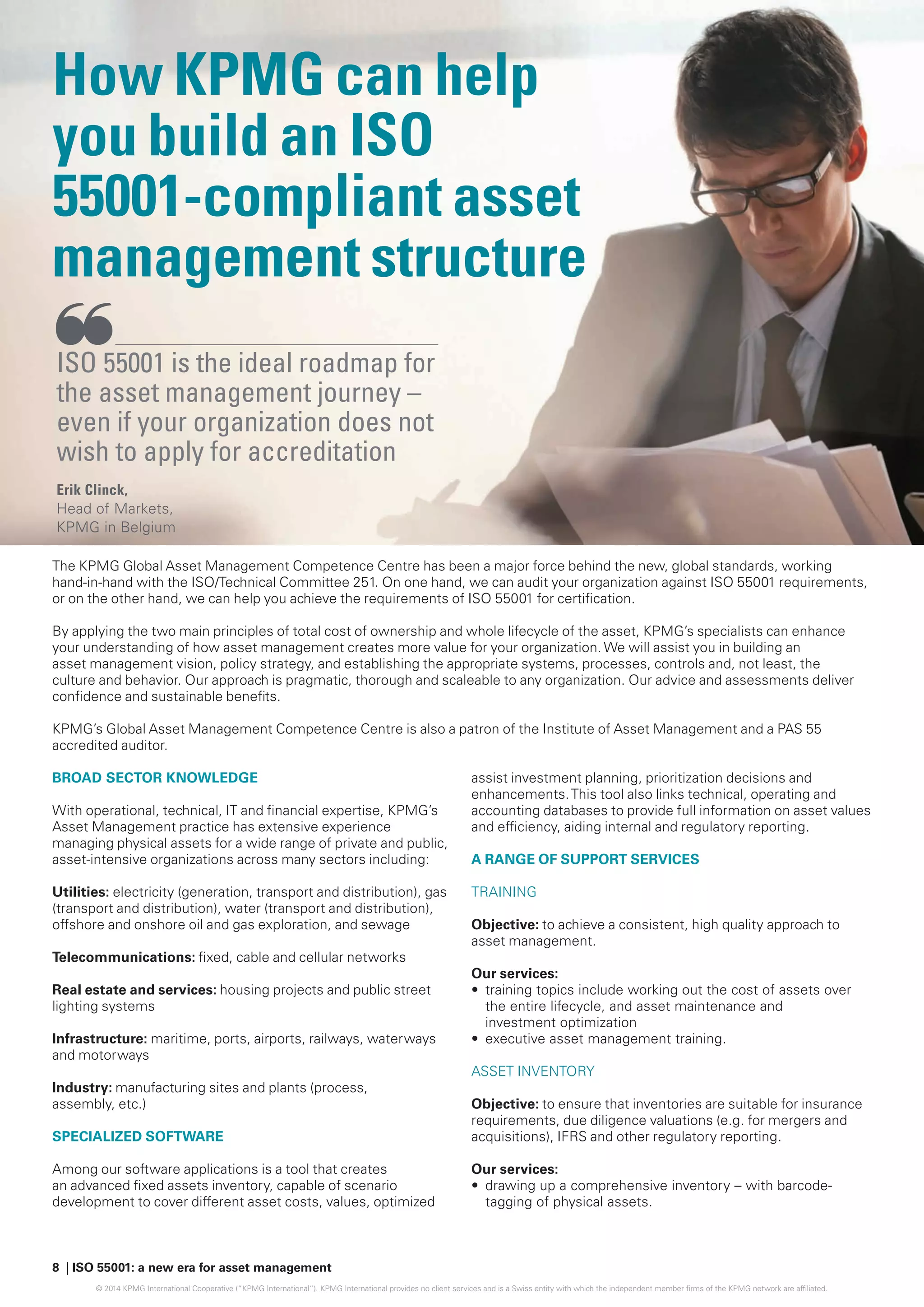 Asset management iso 55001: Getting more value from your assets | PDF