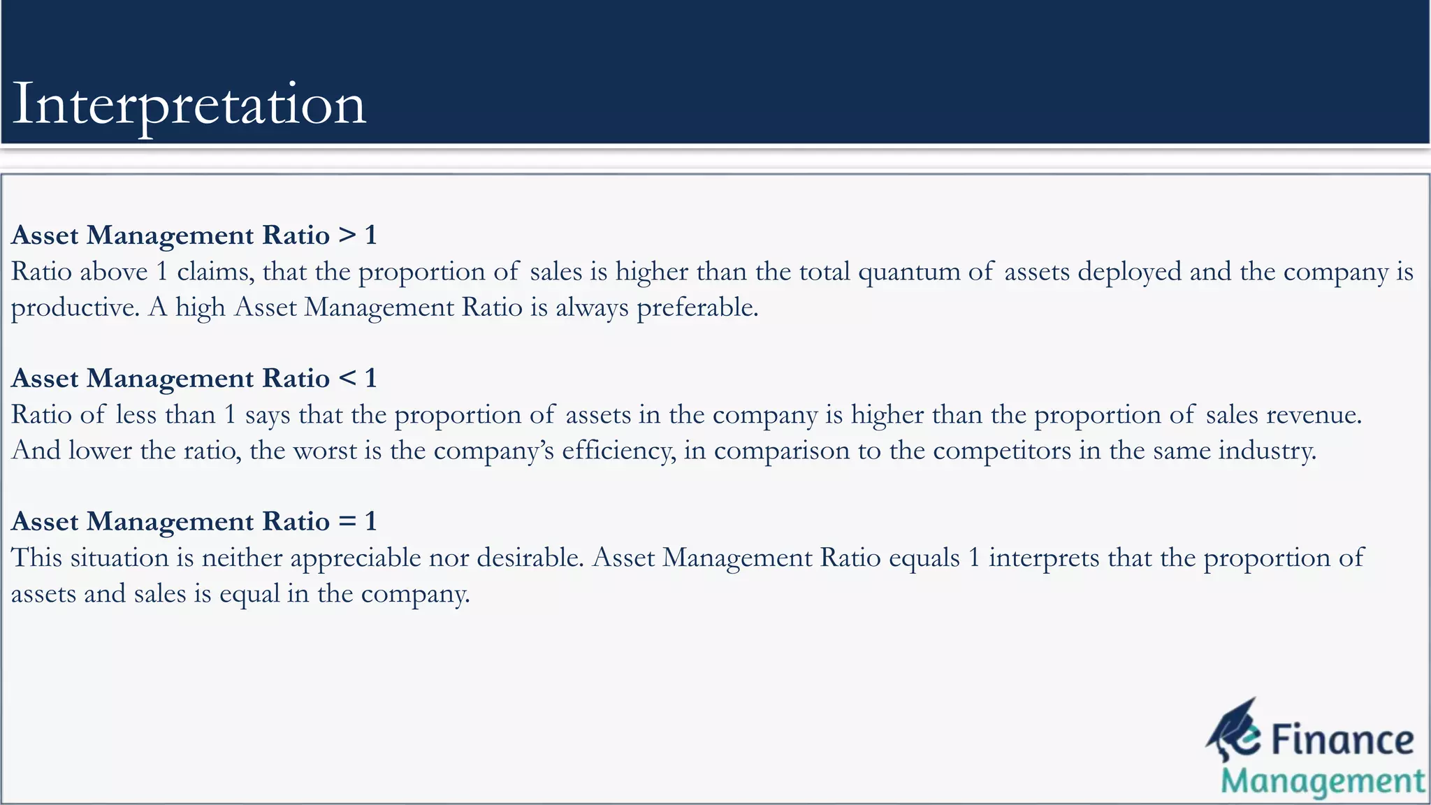 Asset Management Ratios | PPTX
