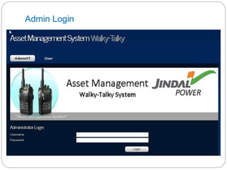 Asset management system | PPTX