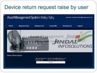 Asset management system | PPT