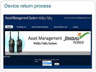 Asset management system | PPT