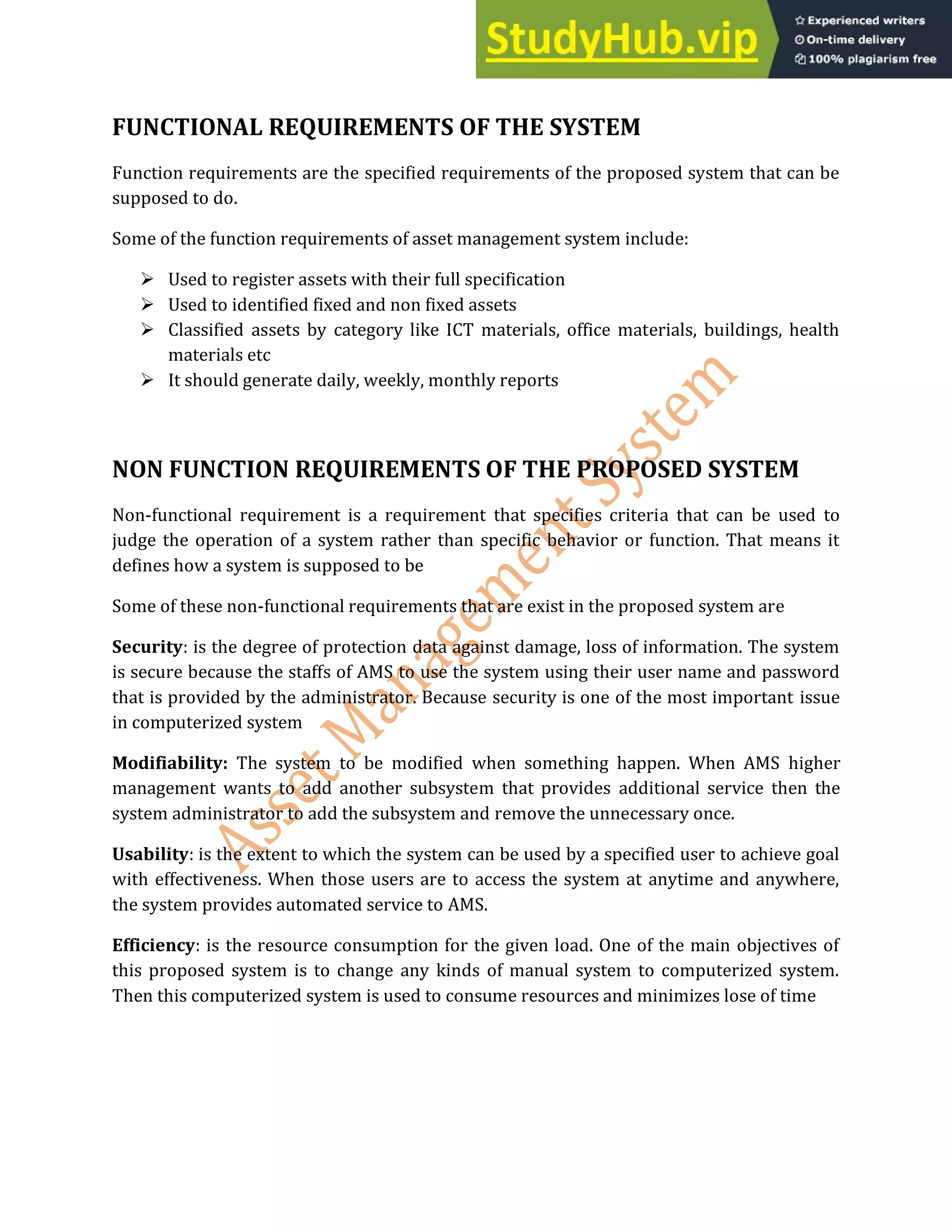 Asset Management System Introduction | PDF