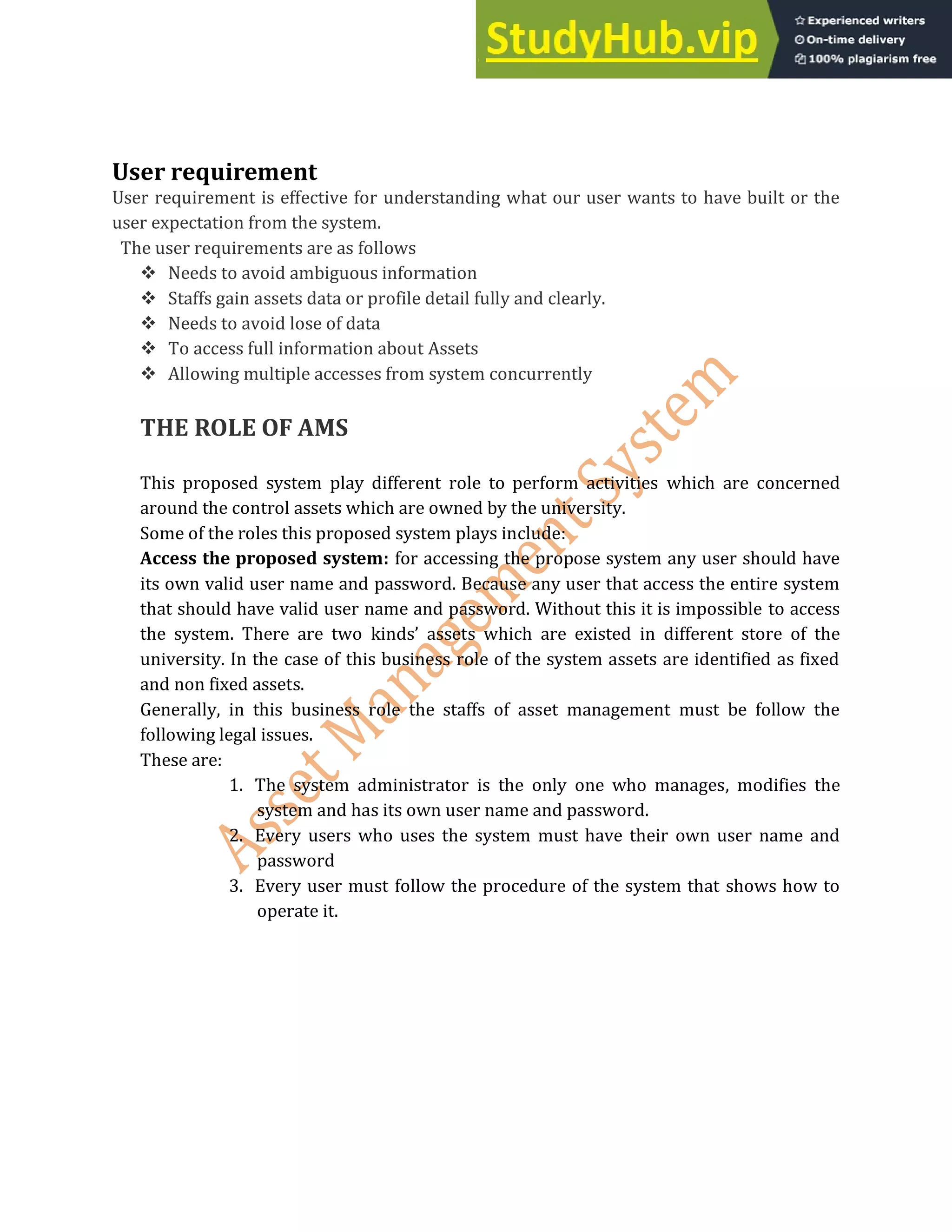 Asset Management System Introduction | PDF