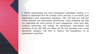 Asset Management Tips | PPT
