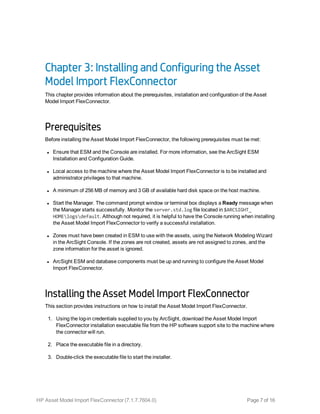HP ArcSight Asset Model Import FlexConnector Developer's Guide | PDF