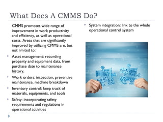 CMMS Software | PPT