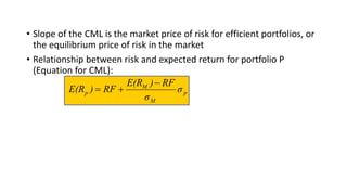 Asset pricing models | PPTX