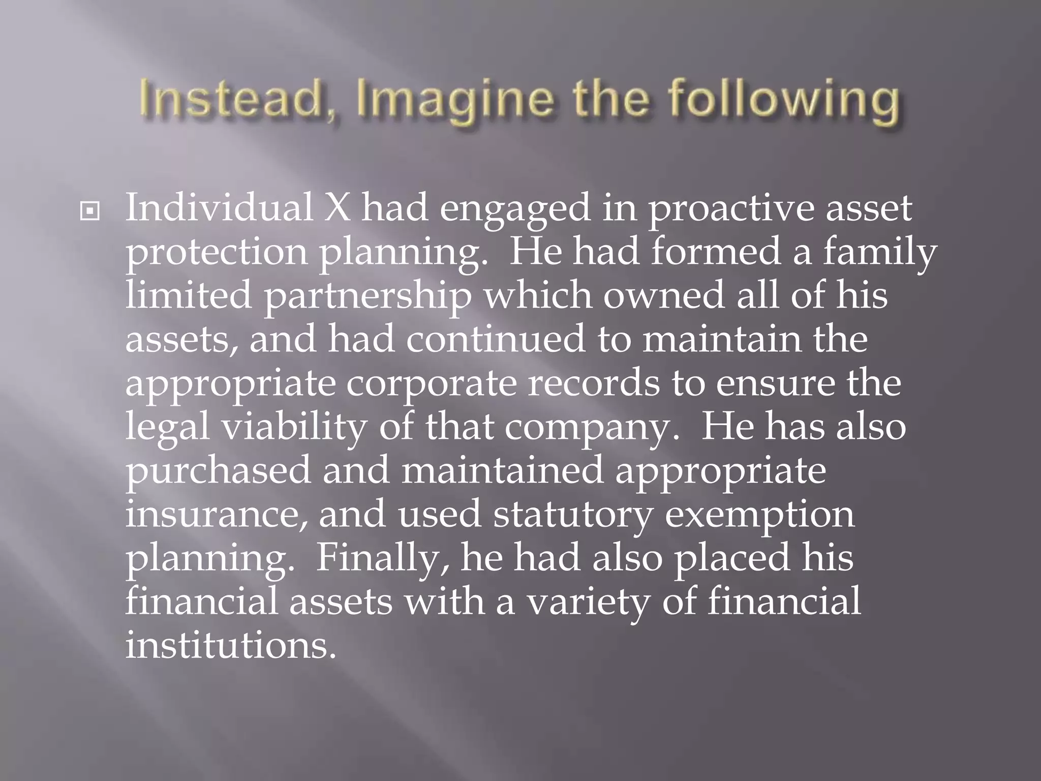 Asset protection 101 | PPTX