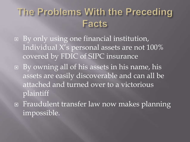 Asset protection 101 | PPTX