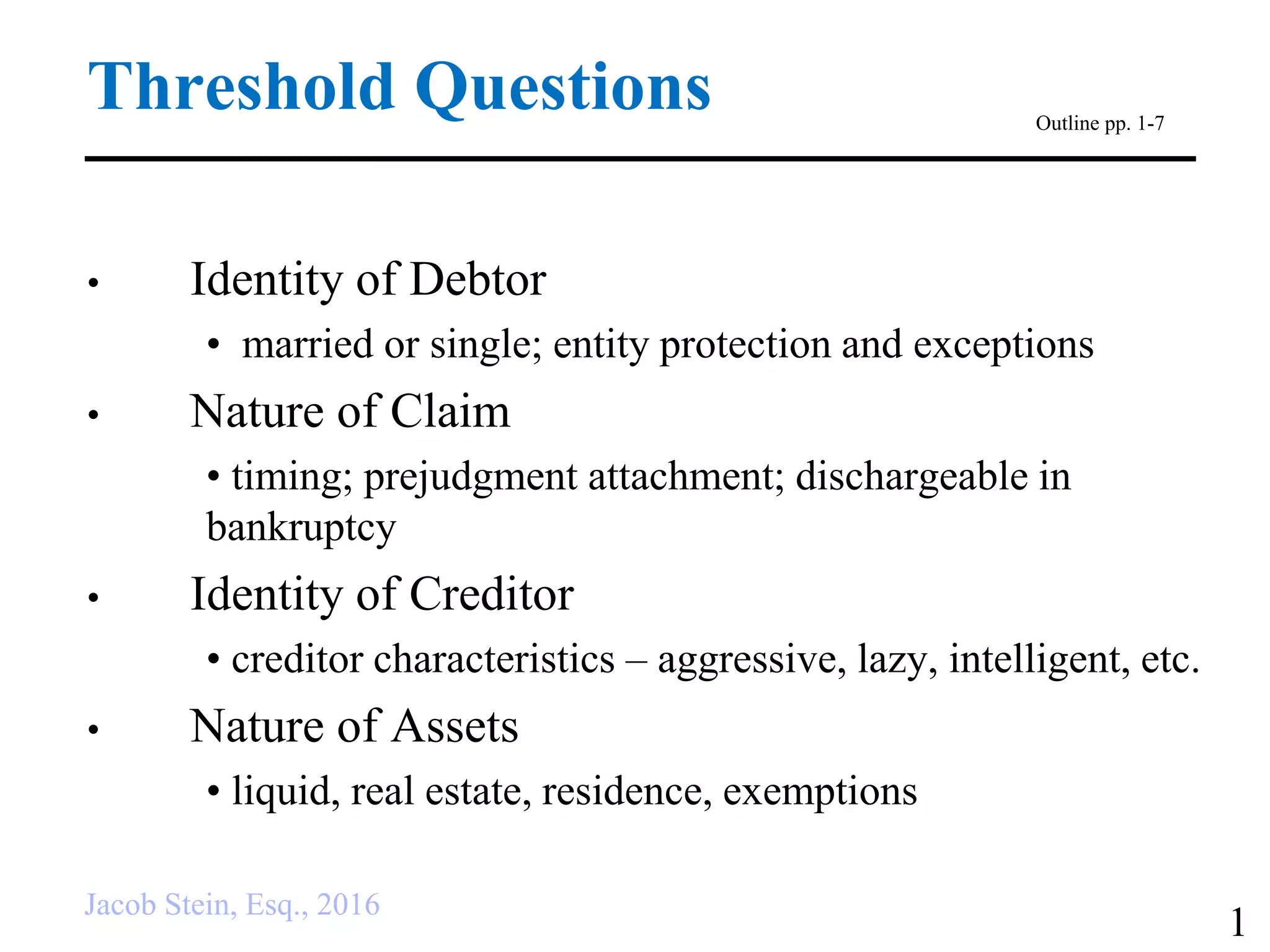 Asset Protection Planning | PDF