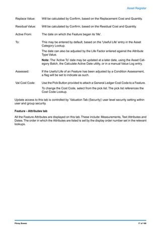 Asset register | PDF