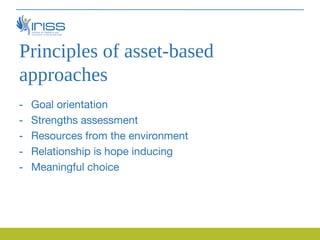 Assets based approach to service innovation | PPT