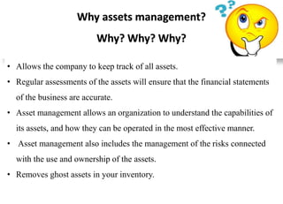 Assets management | PPTX