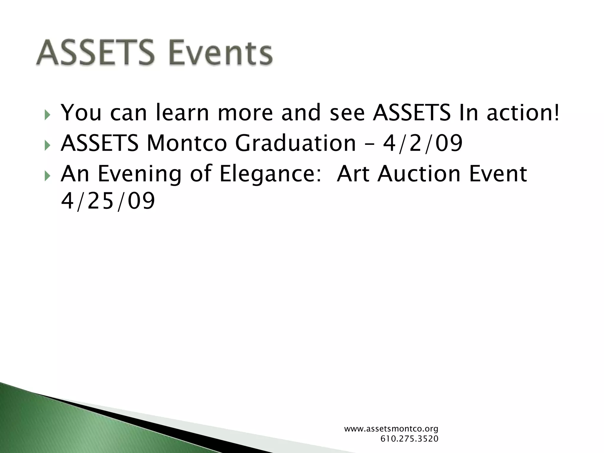 Assets Montco Organization Intro | PPTX