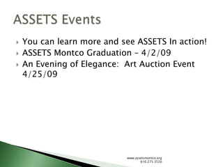 Assets Montco Organization Intro | PPT