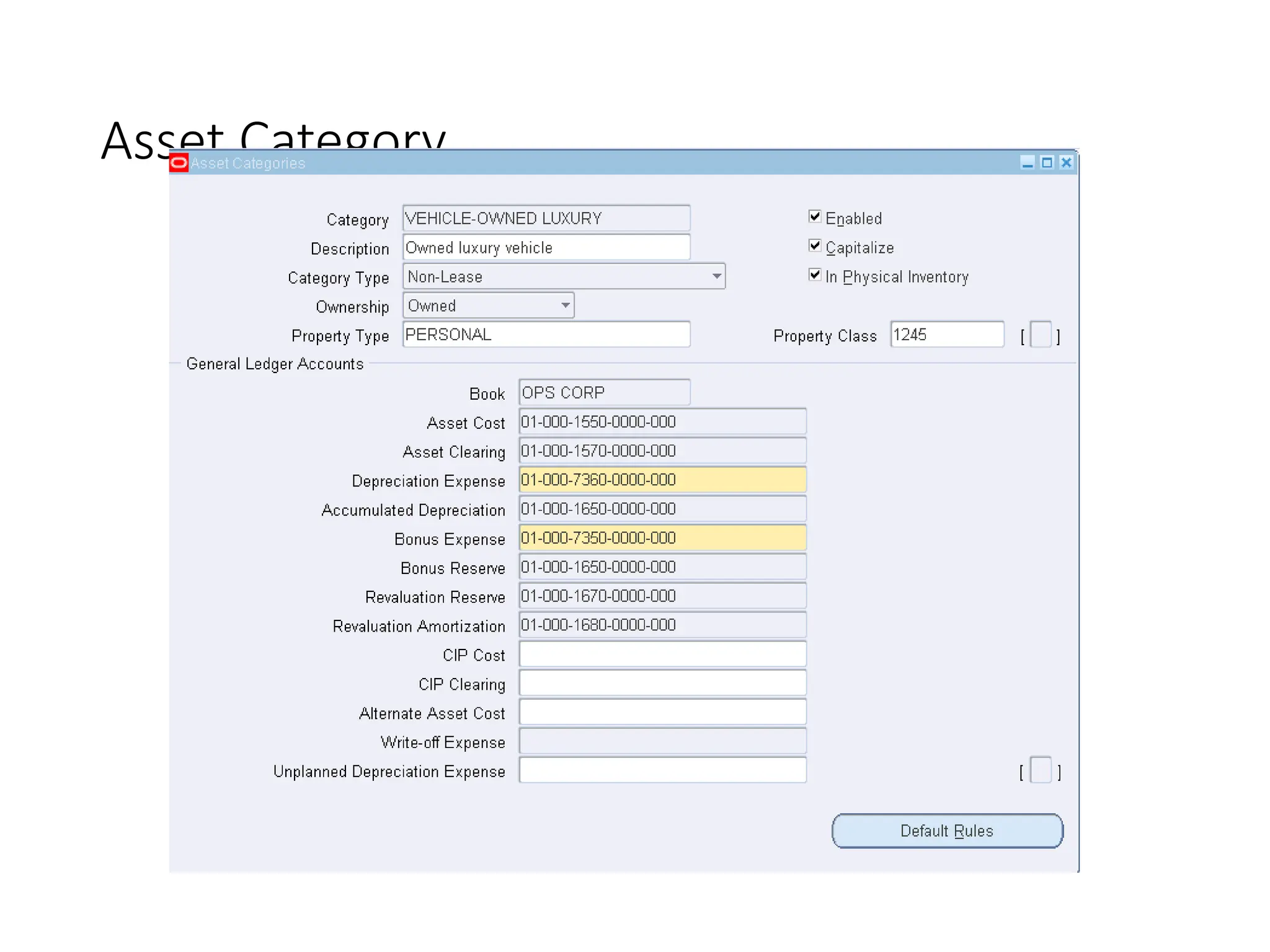 R12 EBS ORACLE ASSETS -OVERVIEW OF ASSETS | PPT