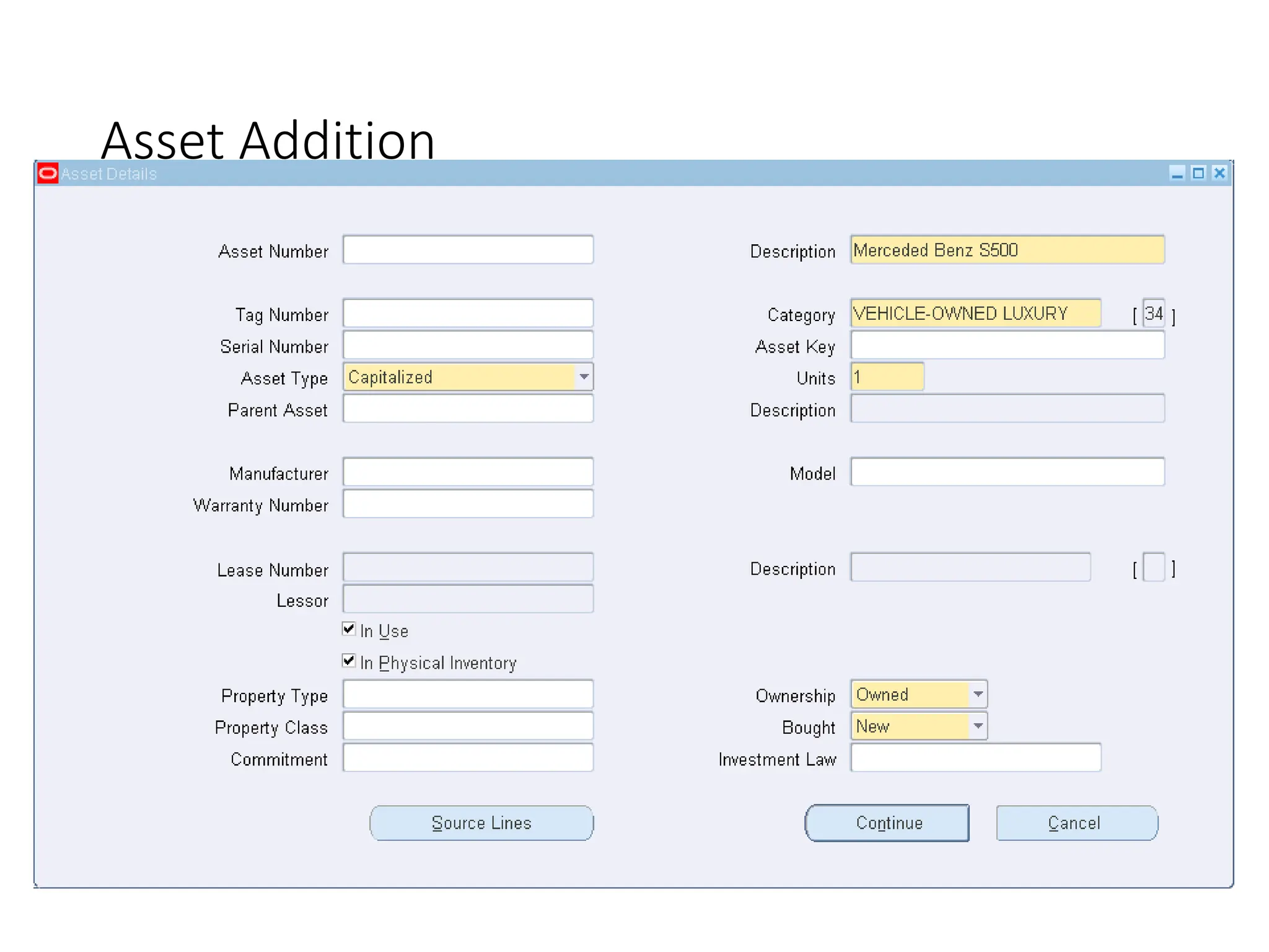 R12 EBS ORACLE ASSETS -OVERVIEW OF ASSETS | PPT