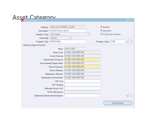 R12 EBS ORACLE ASSETS -OVERVIEW OF ASSETS | PPT