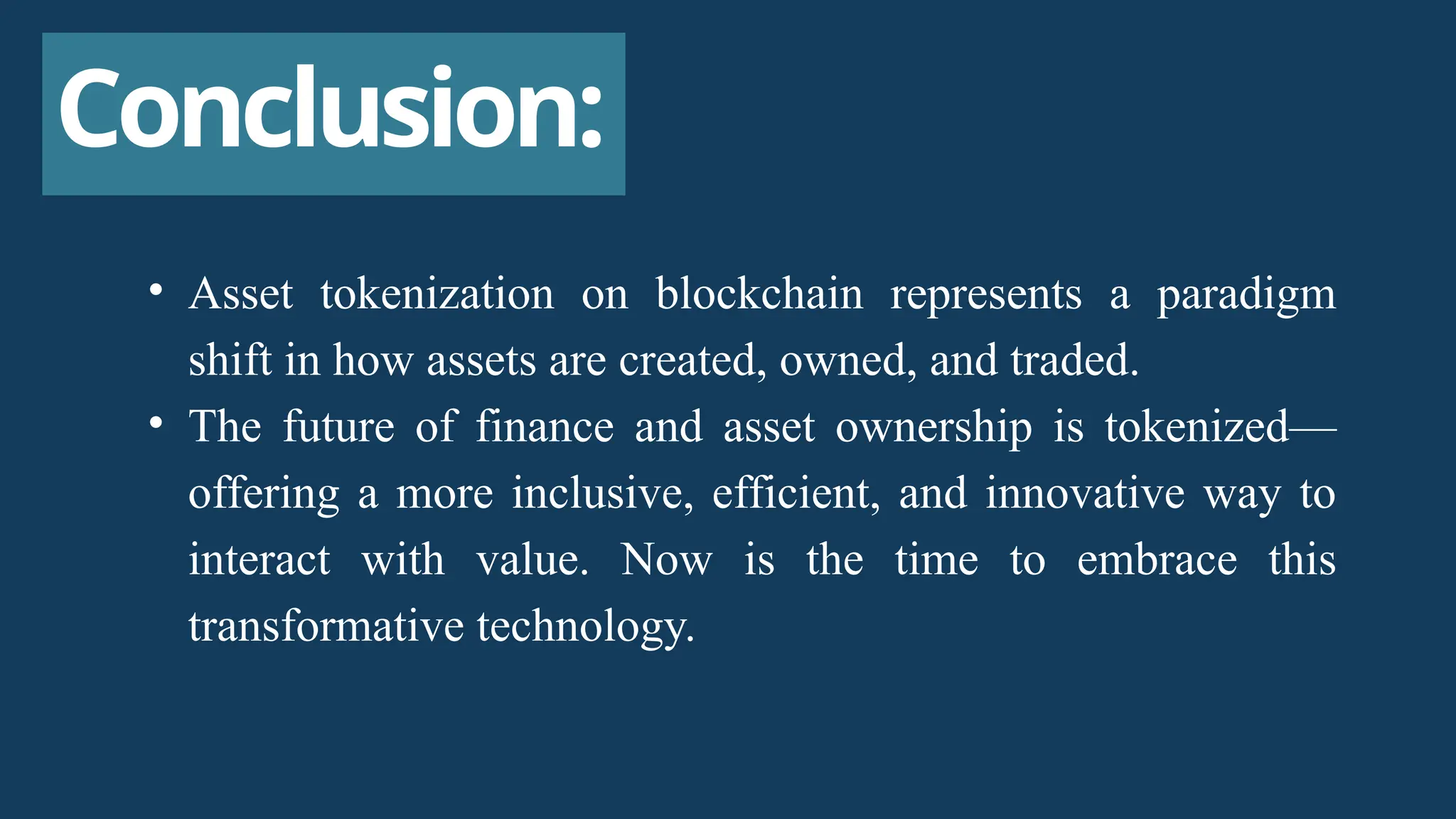 Asset Tokenization on Blockchain And their types | PPTX