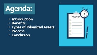 Asset Tokenization on Blockchain And their types | PPTX