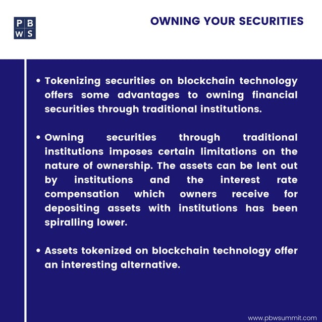 Asset Tokenization & STOs | PDF