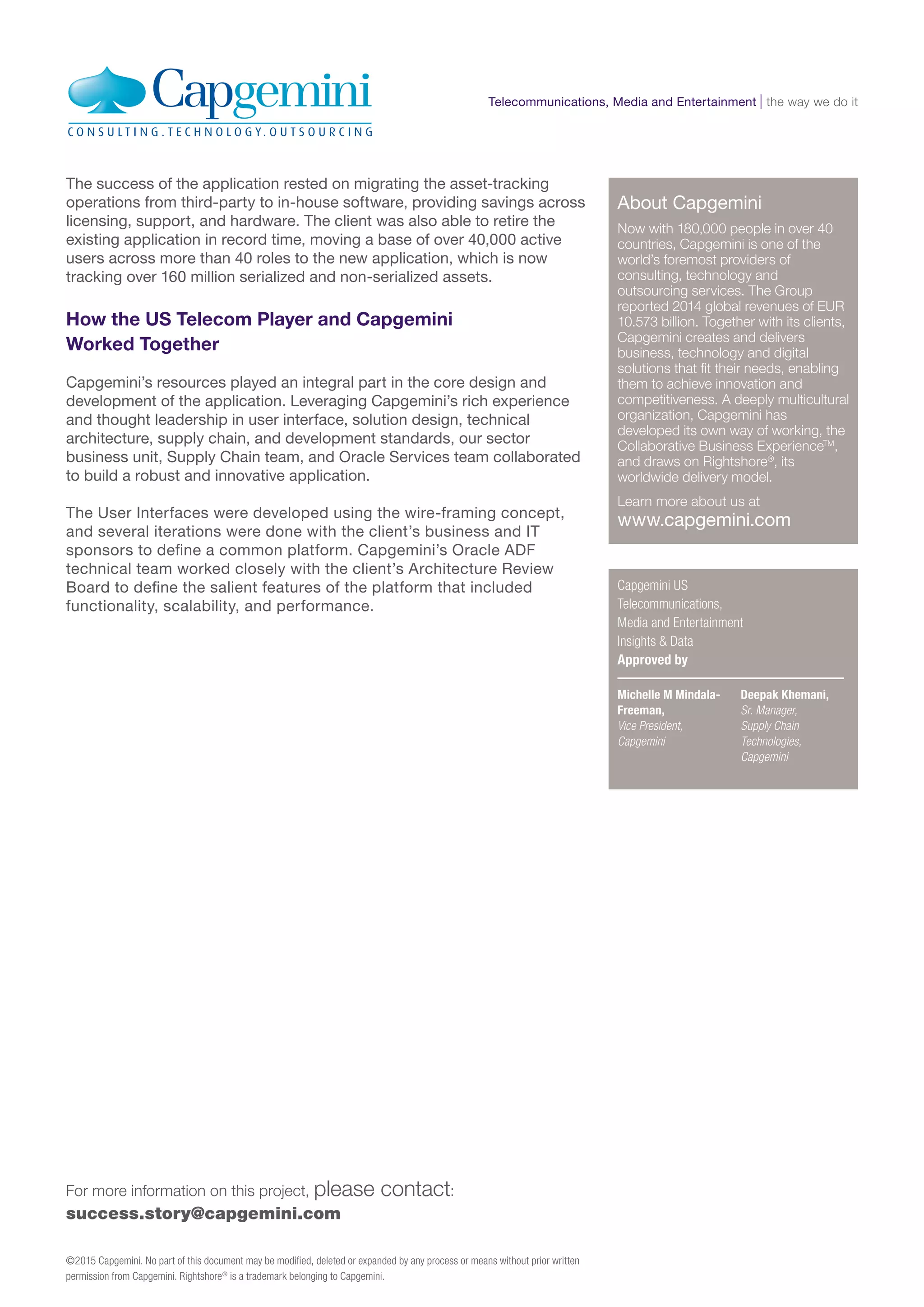 Asset tracking gets simpler with innovative custom oracle adf ...