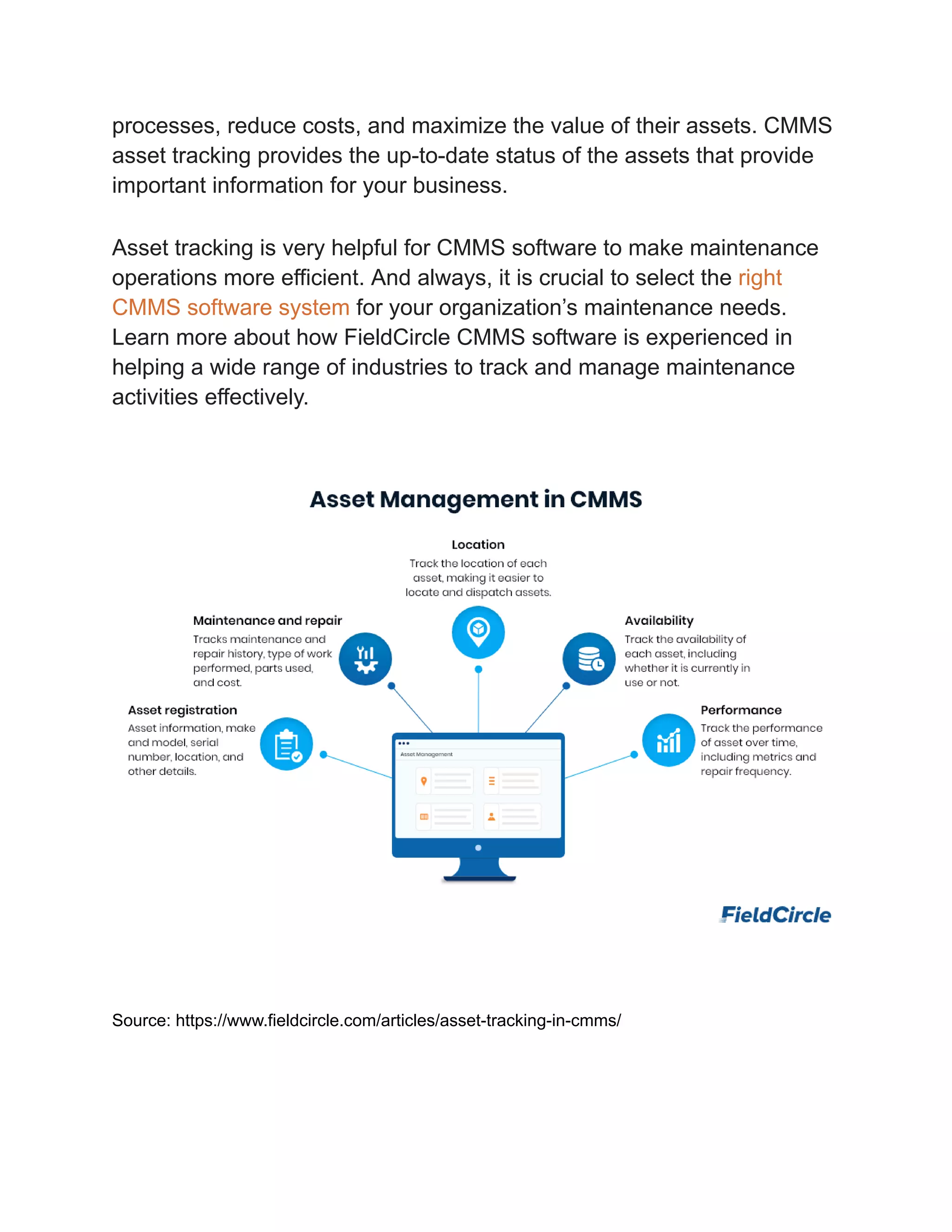 Asset Tracking in CMMS: How Asset Maintenance Management Works? | PDF