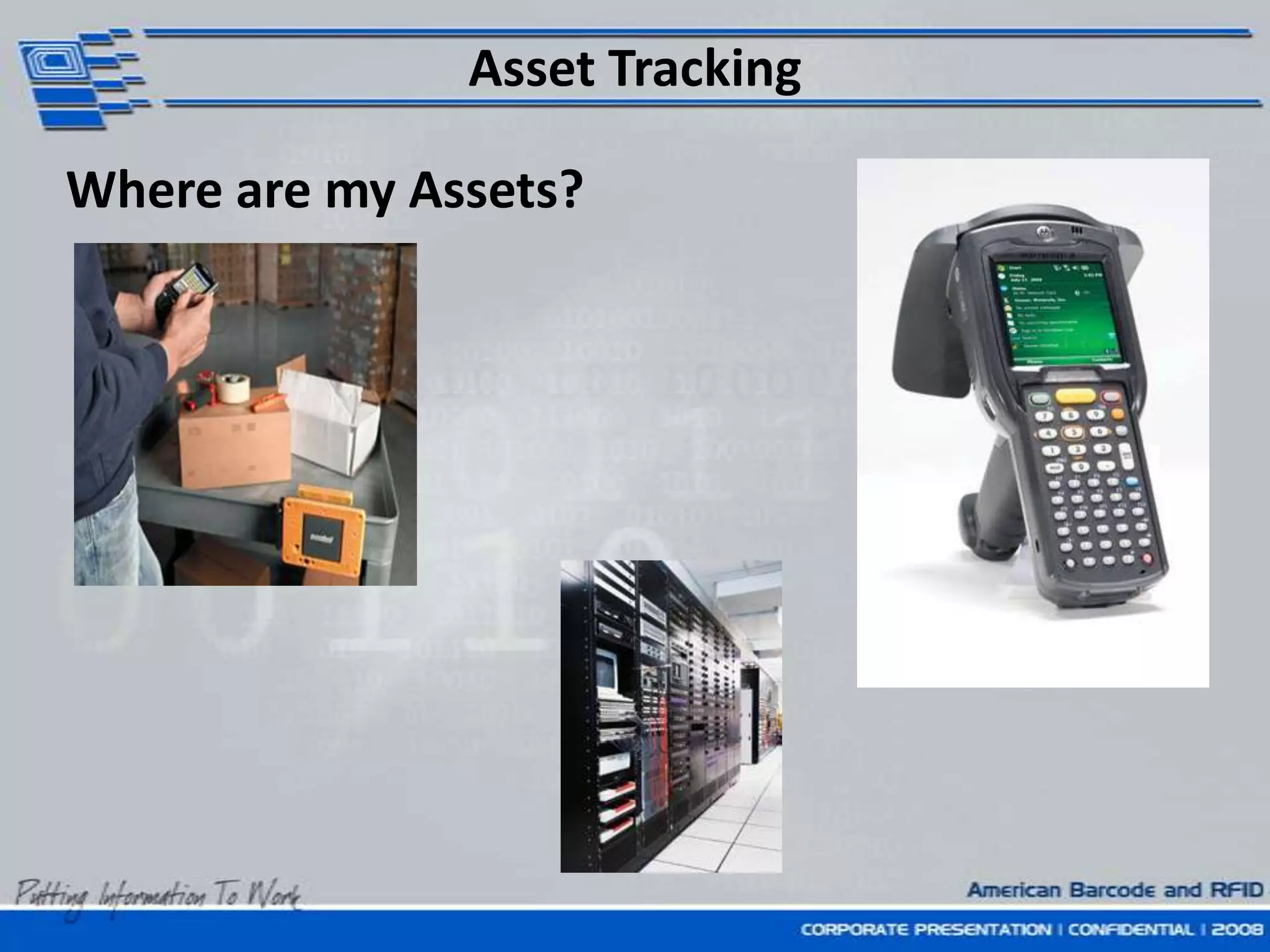Asset Tracking Presentation From American Barcode And Rfid | PPT